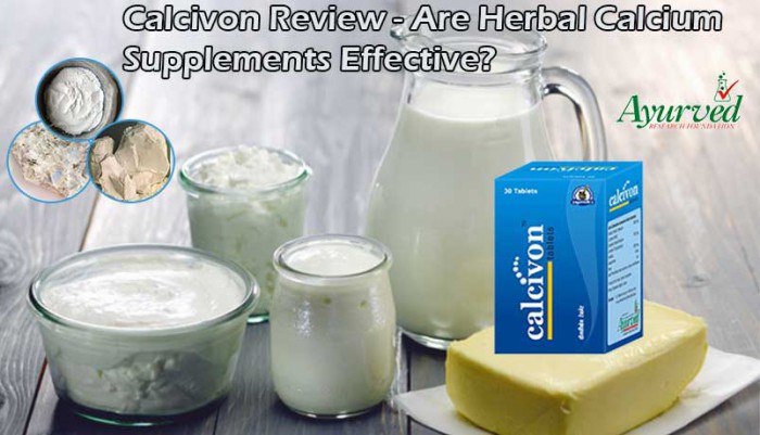 Calcivon Tablets Review - Are Herbal Calcium Supplements Effective?