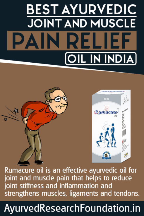 Ayurvedic Oil for Joint and Muscle Pain, Reduce Stiffness and Swelling