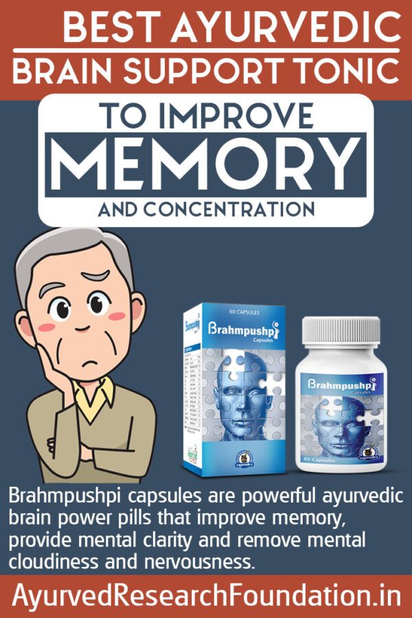 Ayurvedic Brain Power Capsules, Best Herbal Memory Enhancer Pills